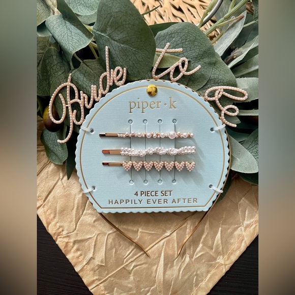 Piper K | Accessories | Piper K 4 Pc Set Happily Ever After Gold And ...